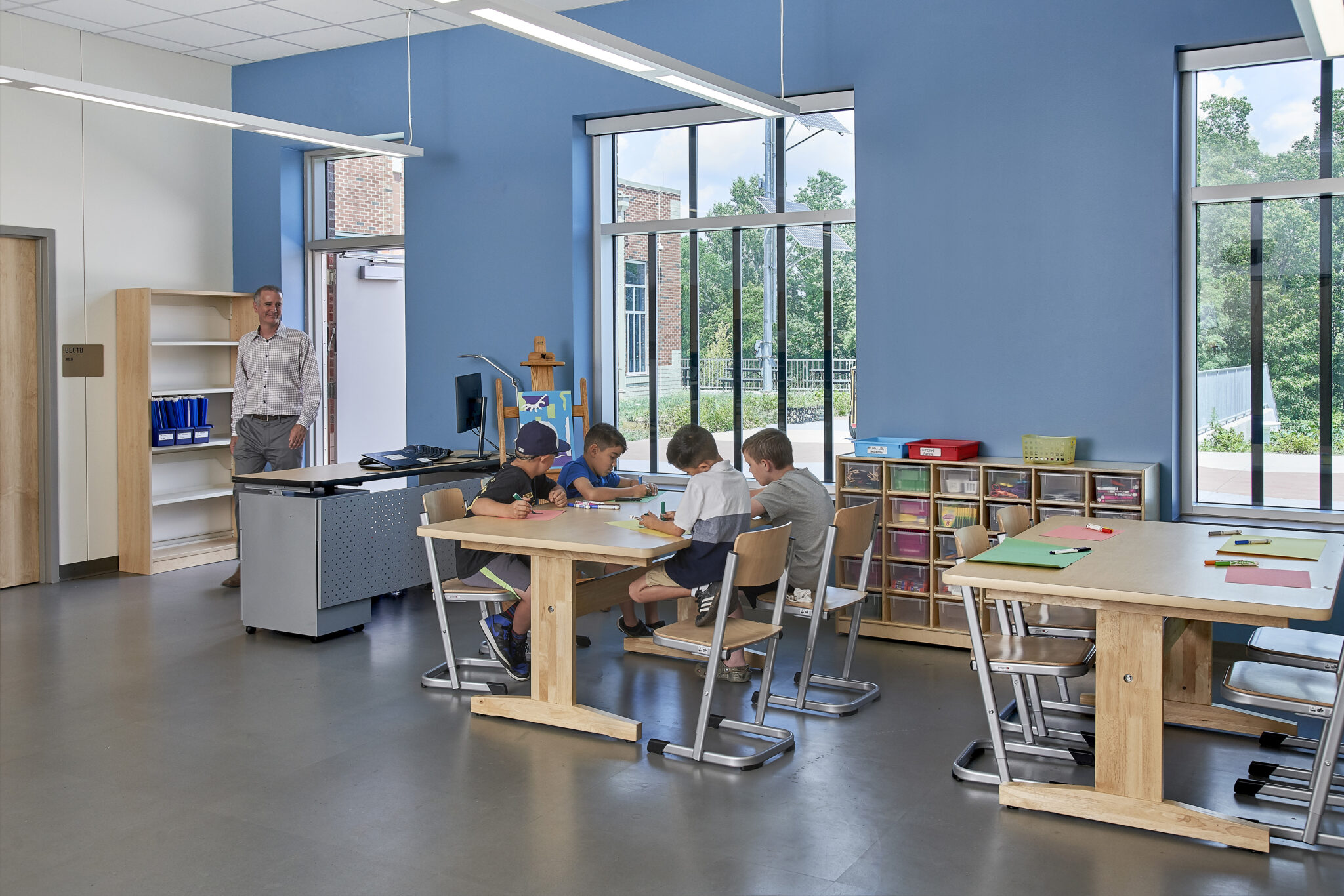 The Modern Art Lab Best Practices For K12 Art Classroom Design Fanning Howey